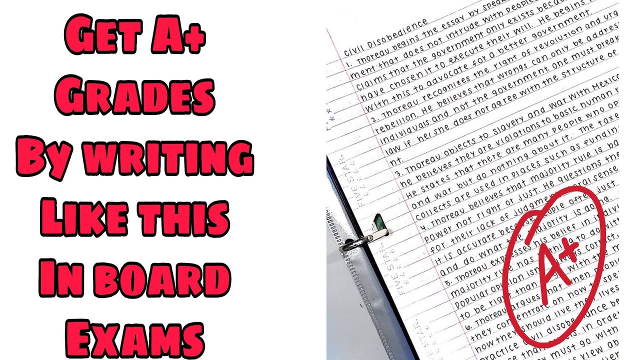 10 tips How to write in board exams [ Get A+ grades] students Must ...