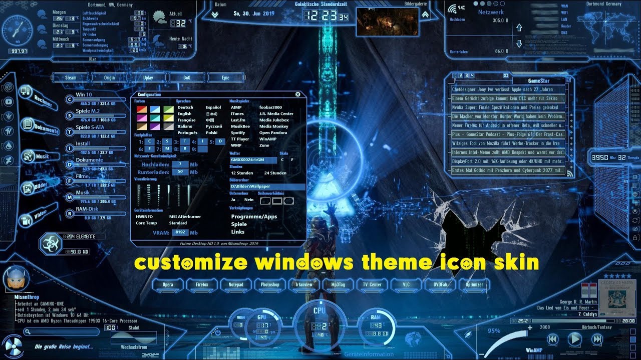 HOW TO CUSTOMIZE WINDOWS | Personalise Windows | #Windows #skinpacks # ...