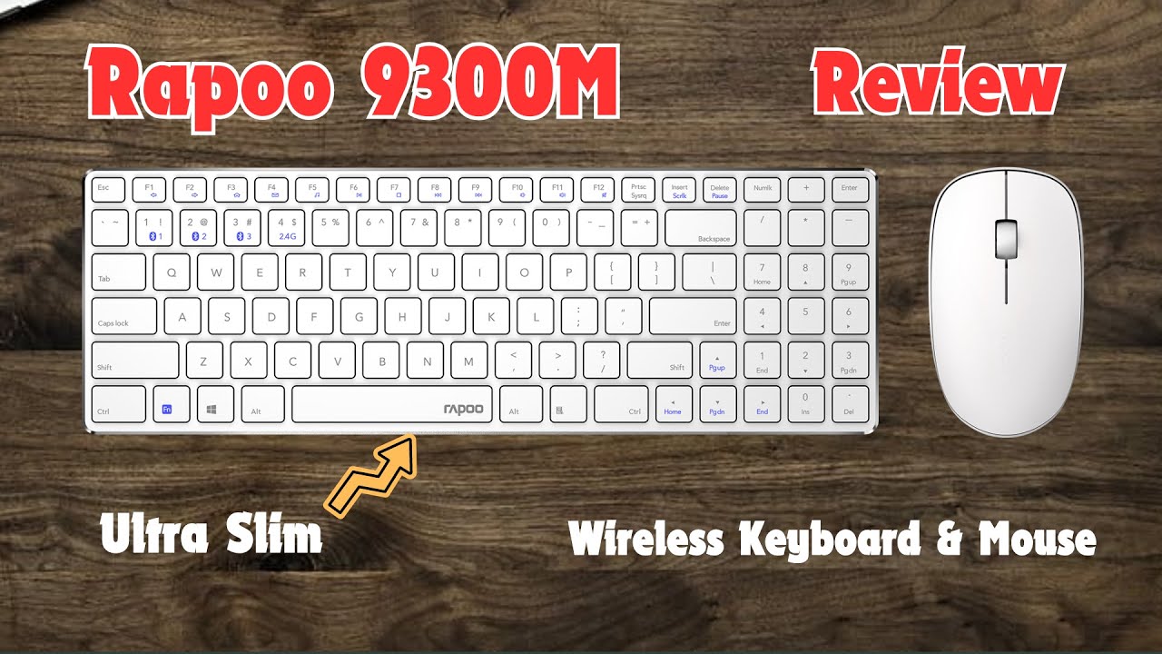 Competition for Apple Magic Keyboard & Mouse? Rapoo 9300M | Rapoo 9300M Keyboard Mouse Review ...