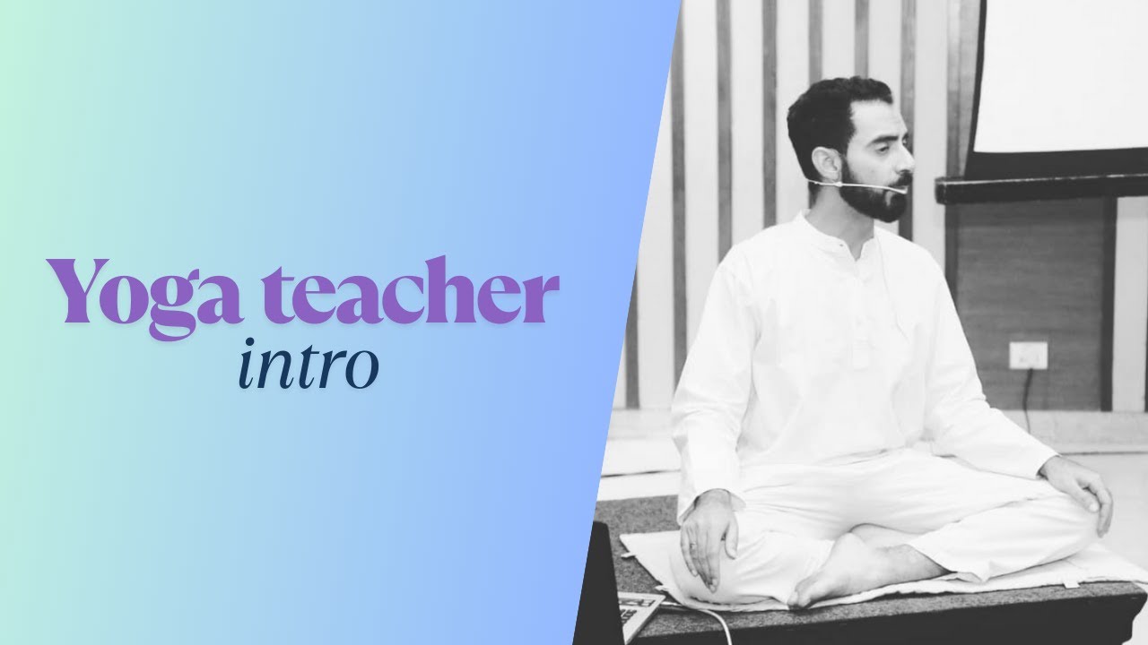 yoga teacher intro - YouTube