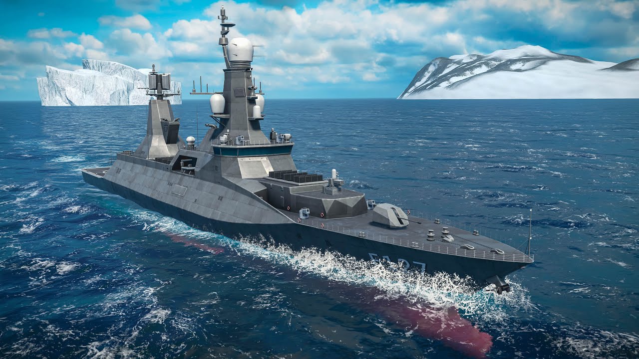 Modern Warships：F-127 Frigate Game Play - YouTube