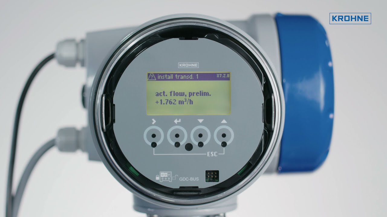 OPTISONIC 6300 F: Instalación, puesta en marcha y verificación | KROHNE Tutorials - YouTube