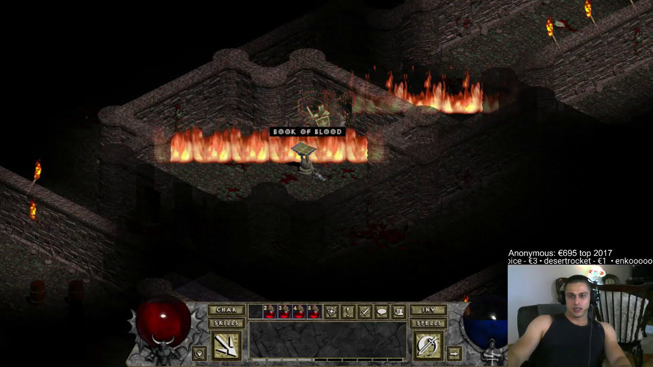 Diablo 1 [1997] - Risen Hero Boss Fight - Valor - Arkaine's Valor Armor ...