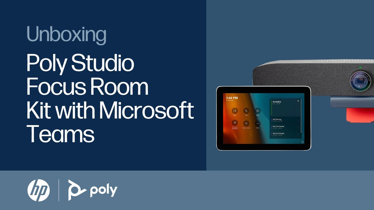 Poly Studio Focus Room Kit: Setup (with Microsoft Teams) | HP Support ...