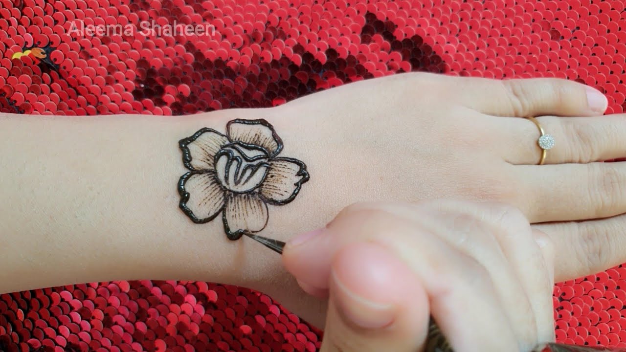 Latest Simple Gulf Mehendi Design Back Hand - New Arabic Mehndi Design ...