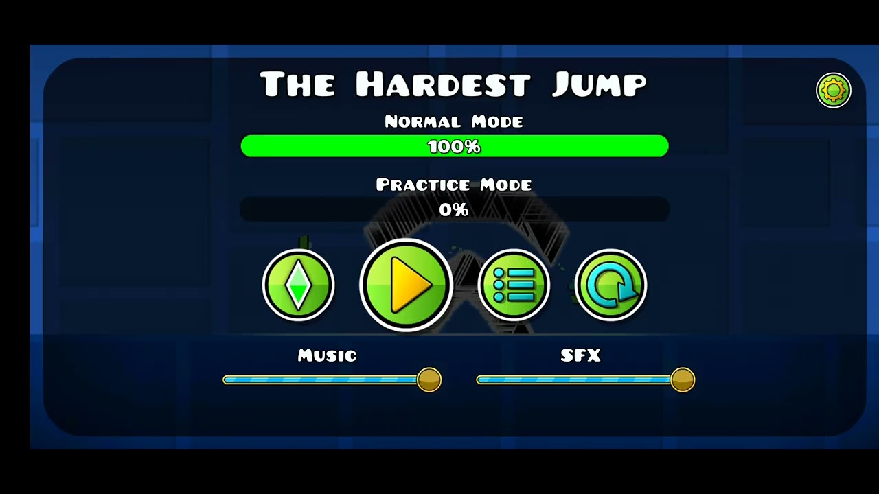 I beat the hardest jump in geometry dash - YouTube