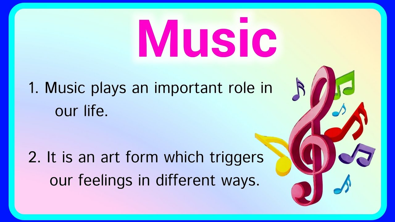 10 lines on music in english, few lines about music, Music facts in ...