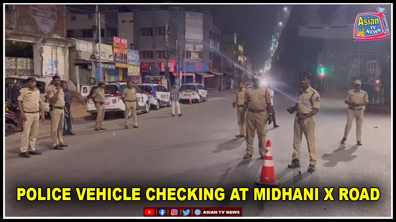 Santosh Nagar SHO P. Shiva Chandra Conducted Vehicle Checking At ...