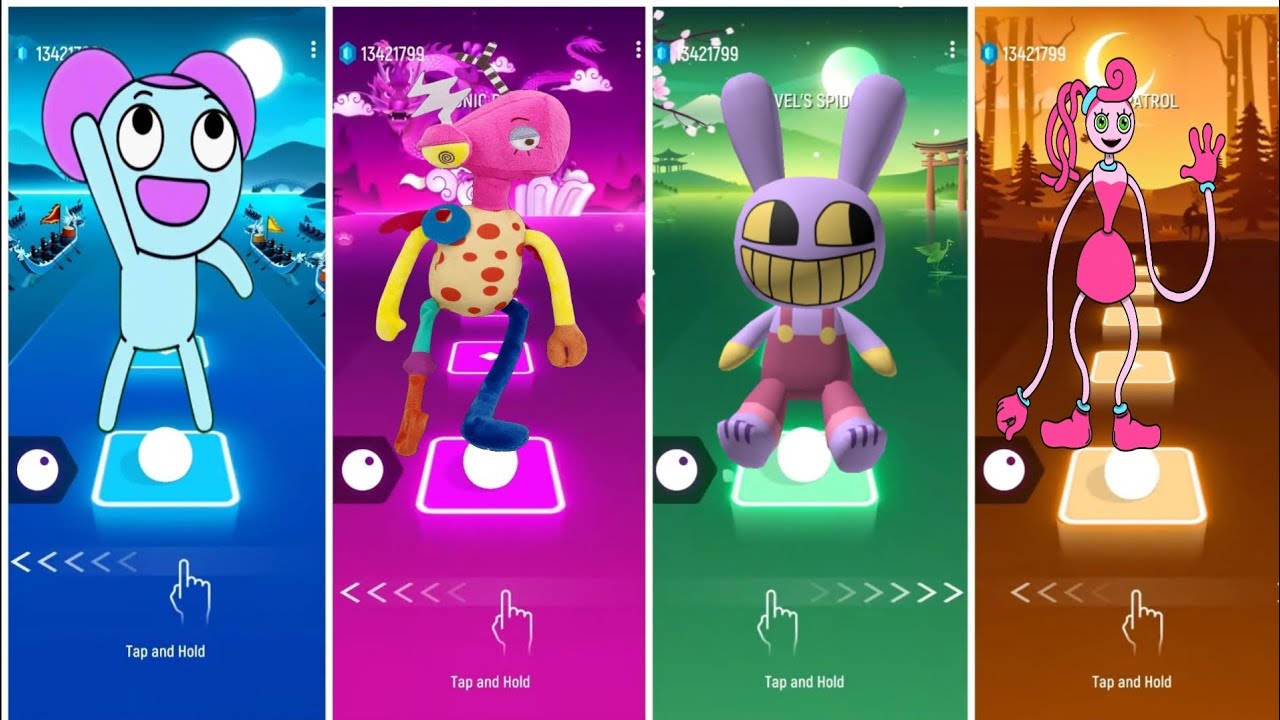 Pibby🆚Zooble🆚Jax The Amazing Digital Circus🆚Poppy Playtime Game Toons💫 ...