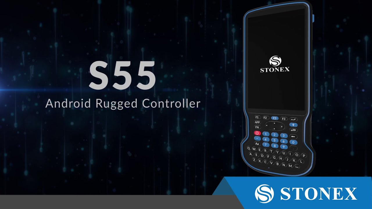 S55 Android Rugged Controller - Stonex - YouTube