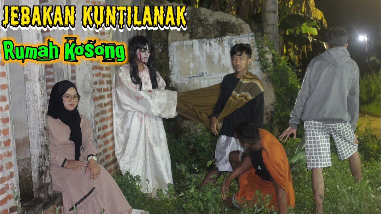 Jebakan Kuntilanak Rumah Kosong || Prank Lucu Paling Ngakak || Most Naughty Ghost Trap - YouTube