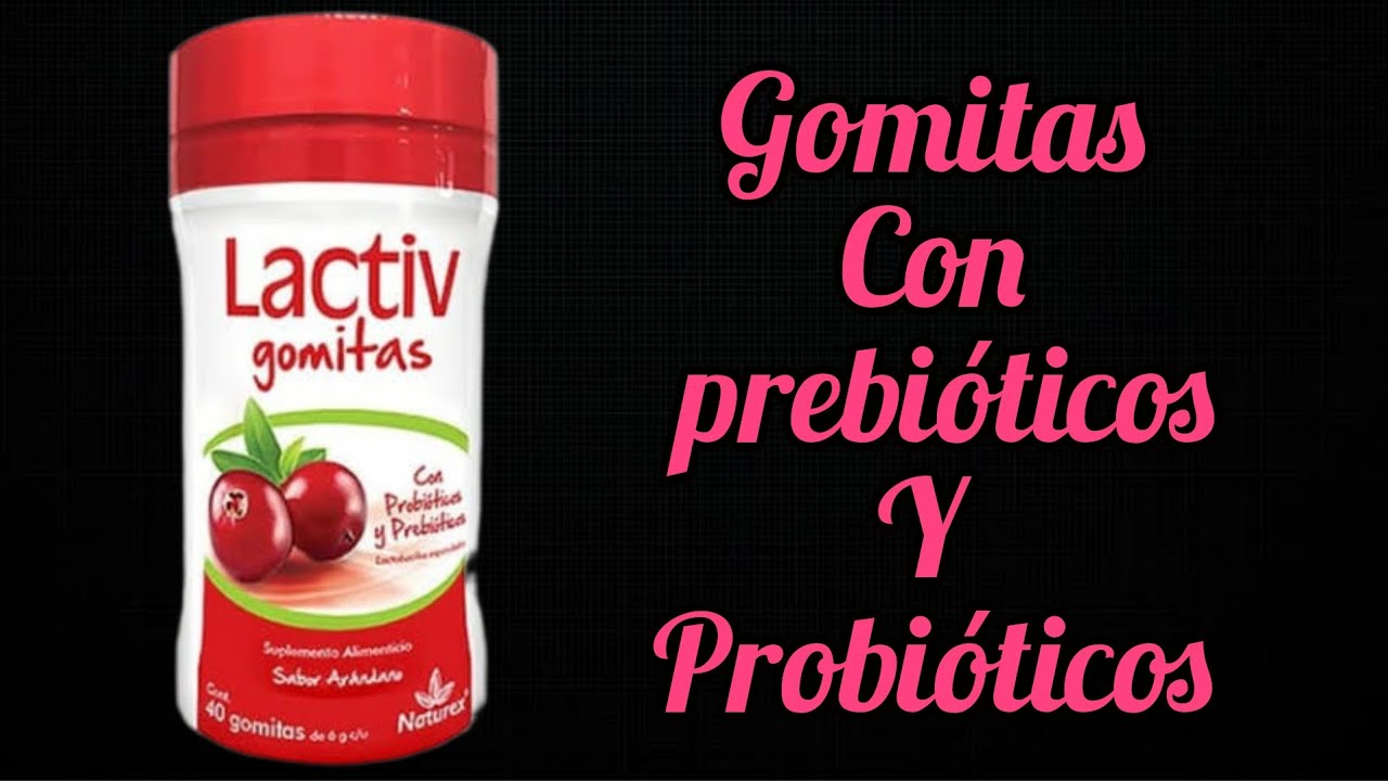Gomitas con probióticos y prebióticos sabor arándano # ...