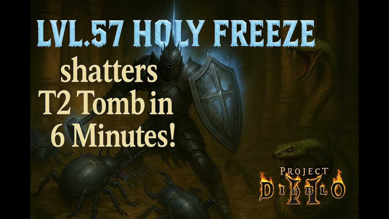 Cold AF Paladin Ices a T2 Map with Holy Freeze | PD2 S11 Speed Run ...