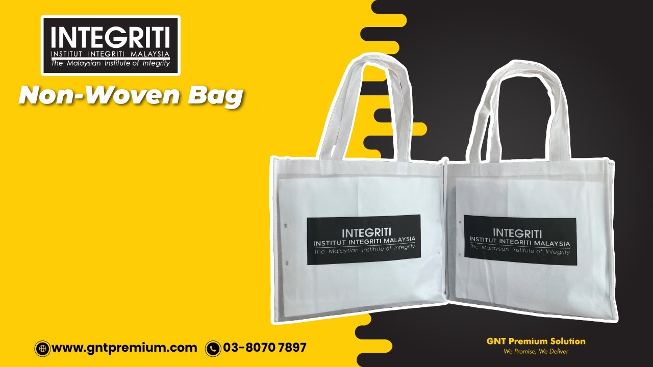 Non Woven Bag - Thank You INTEGRITI - YouTube