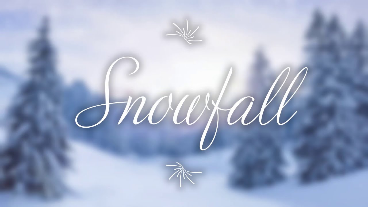 Snowfall Relaxing Background Music - YouTube