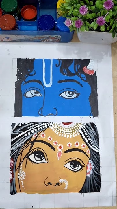 Shree Radhe Krishna painting shree radhe Krishna drawing shree radhe ...