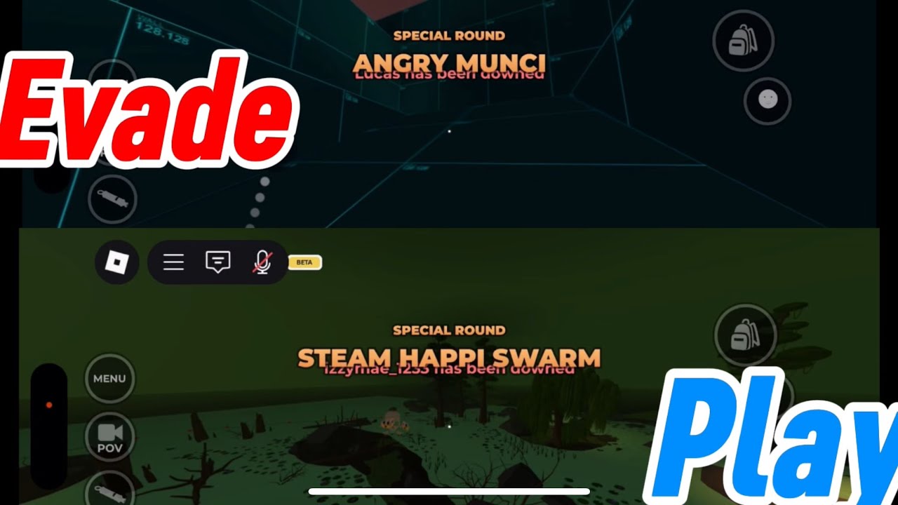 Evade play - YouTube