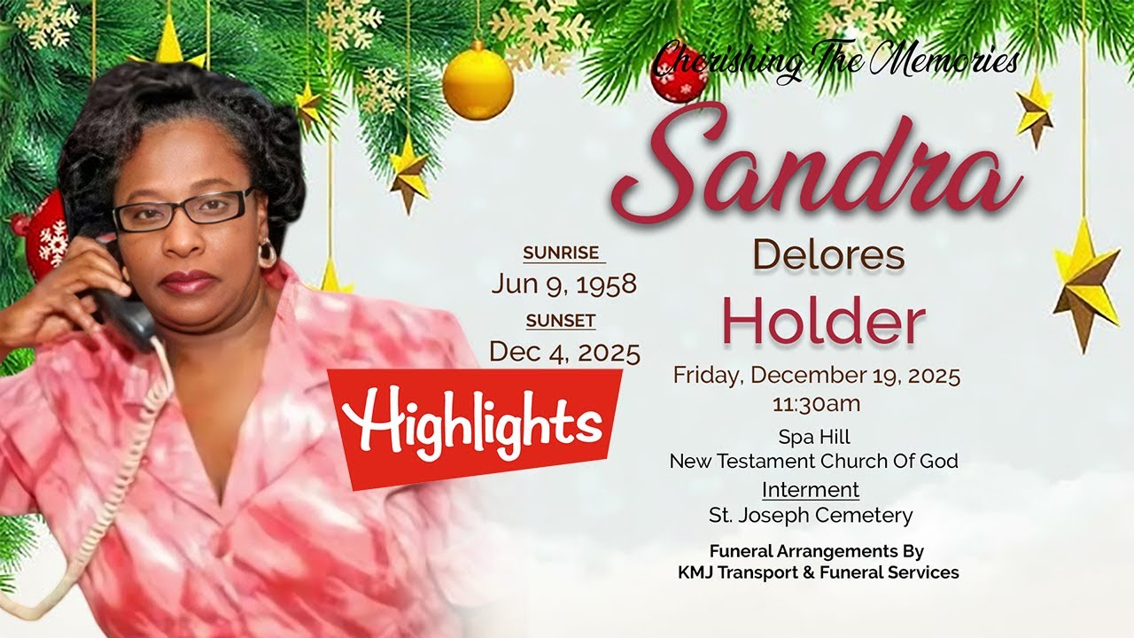 Sandra Holder Funeral Highlights - YouTube