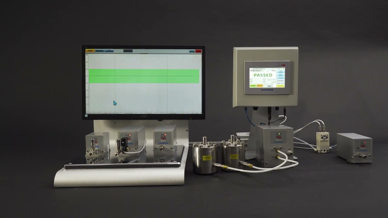 Leak test on automotive component: Cylinder - YouTube