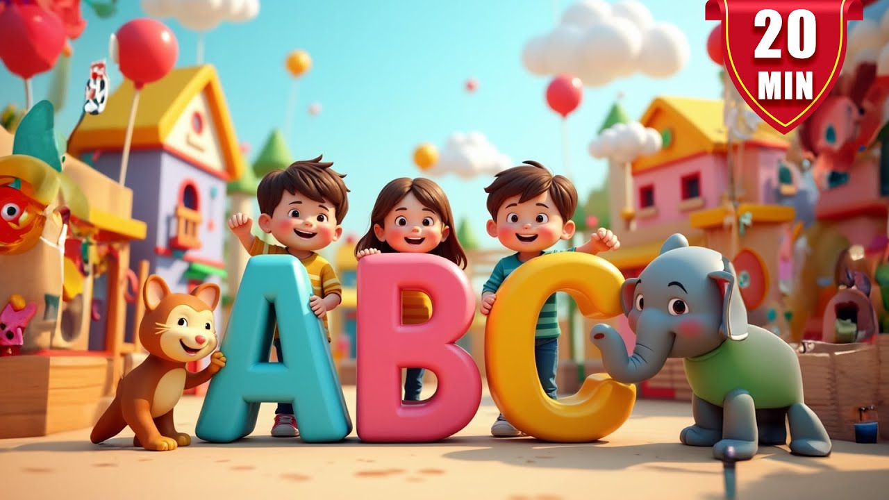 ABC Alphabet Song | Learn Letters with Sounds & Music | Toddler ...