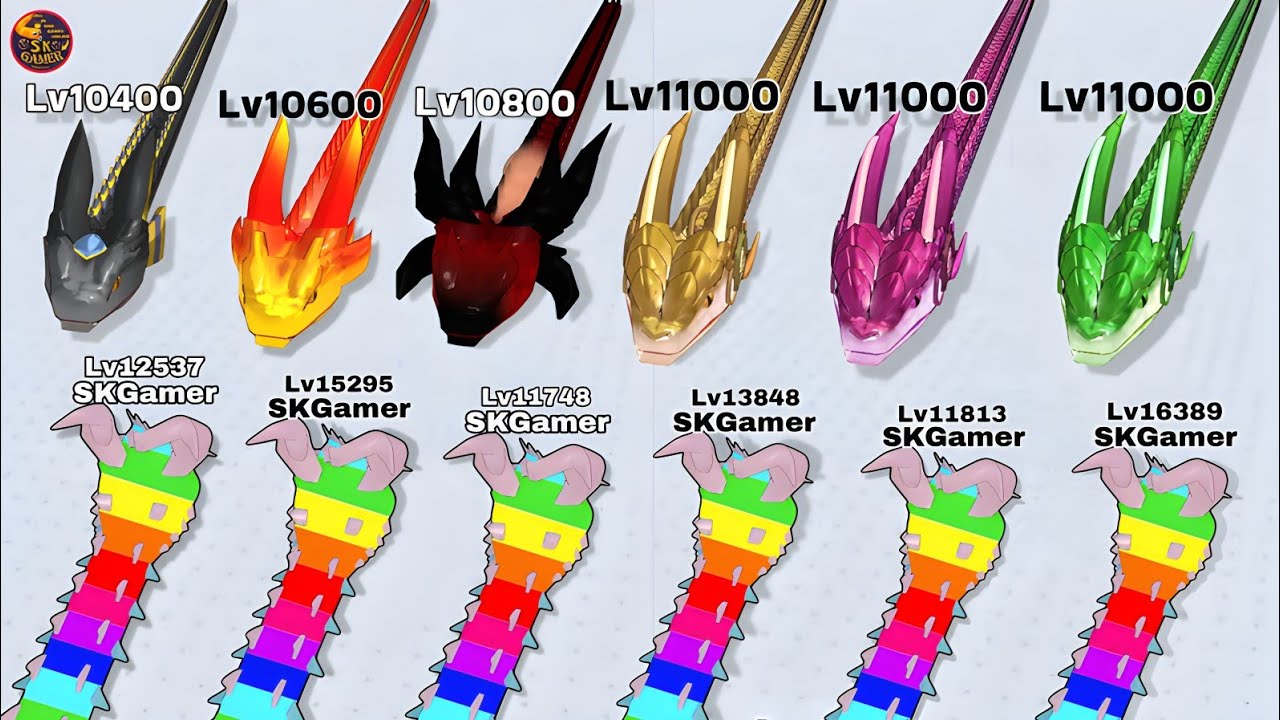 Snake Clash! From Level 10400 to Level 11000 All Boss Fight 999% Wen ...