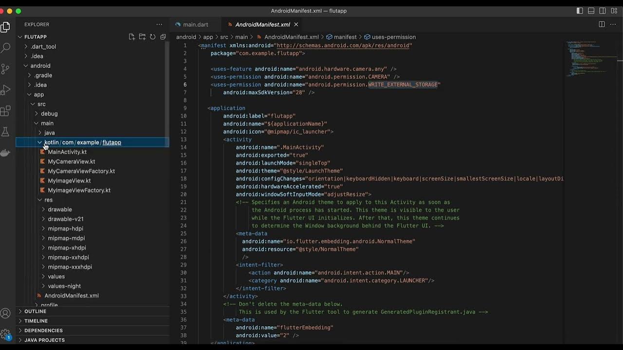 How to use CameraX and AVFoundation in Flutter to capture photo and display imageview - YouTube