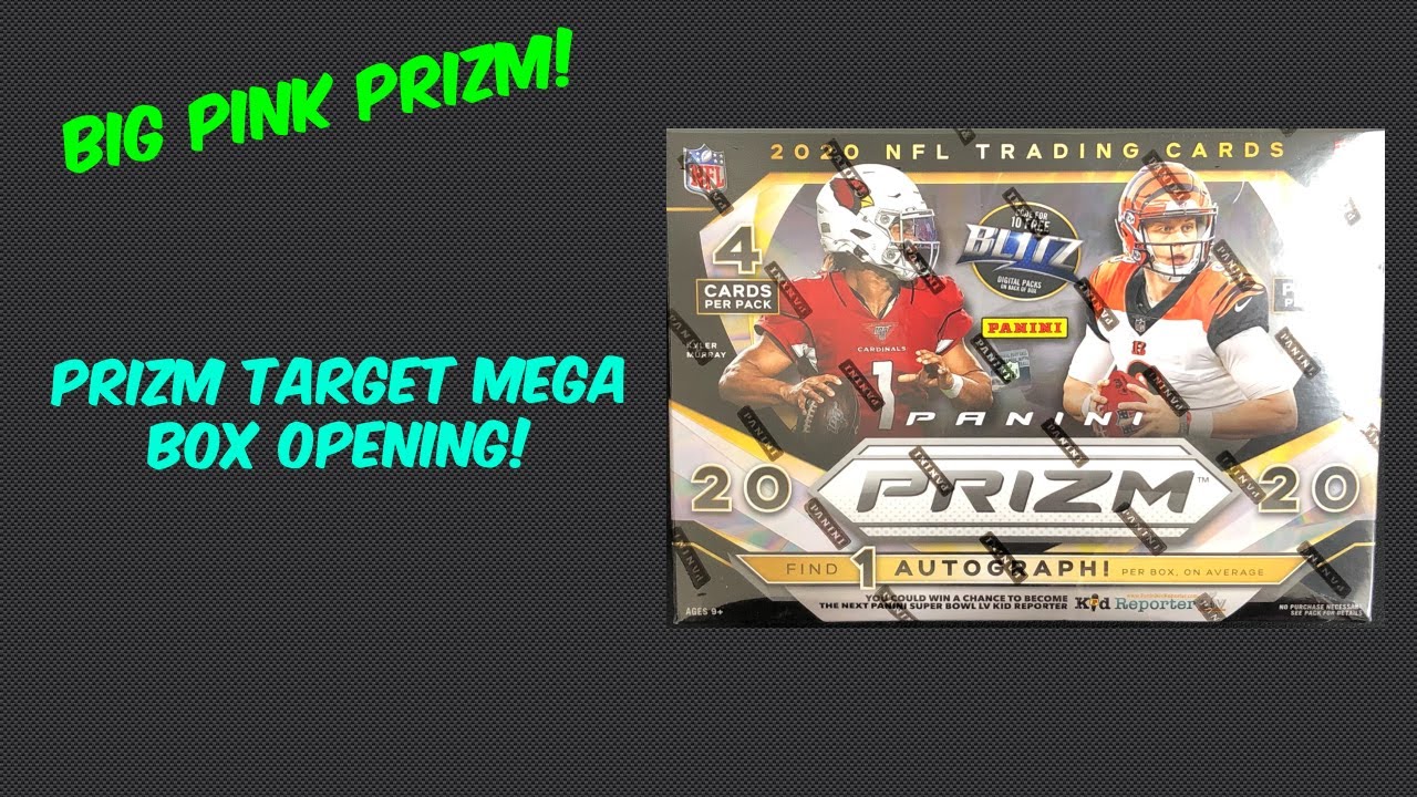 BIG PINK PRIZM!!! 2020 NFL Prizm Target Mega Box Opening! - YouTube