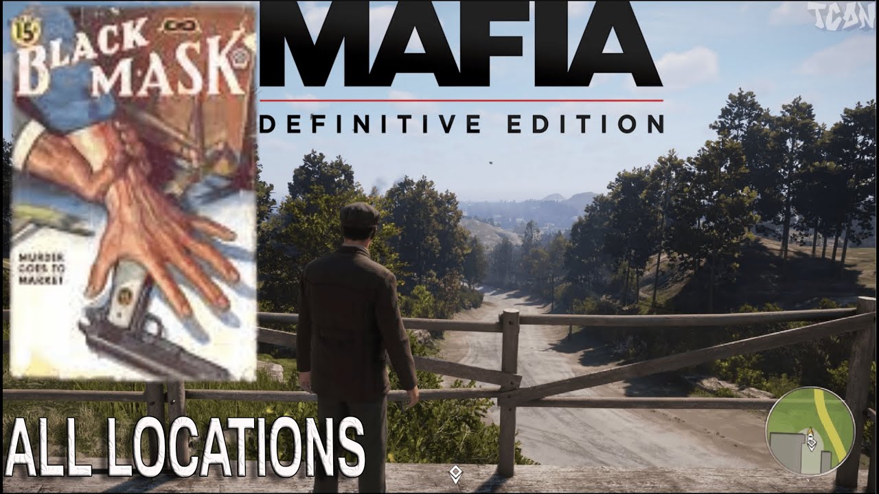 Mafia Definitive Edition - All Black Mask Pulp Magazine Locations ...