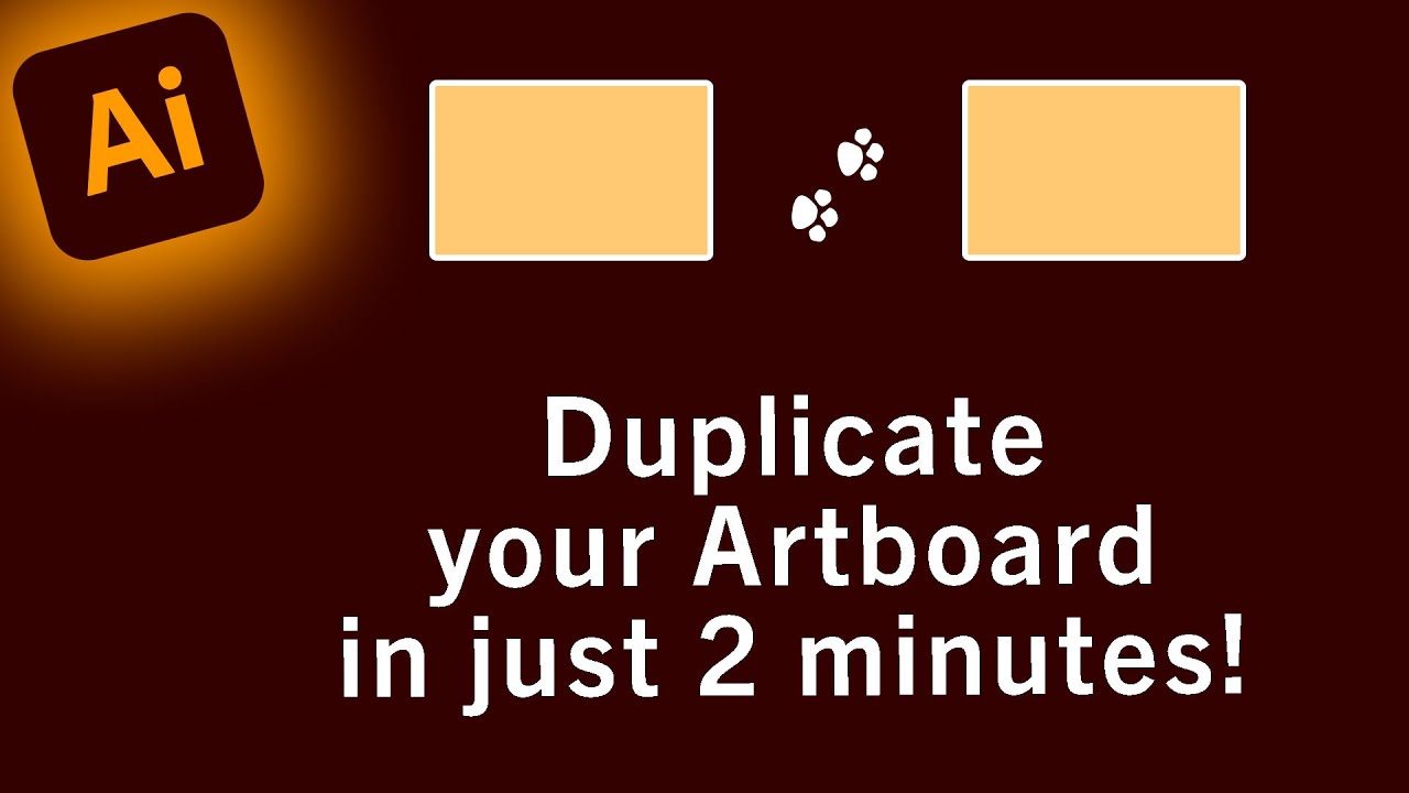 How to: Duplicate artboards - Adobe Illustrator 2022 - YouTube