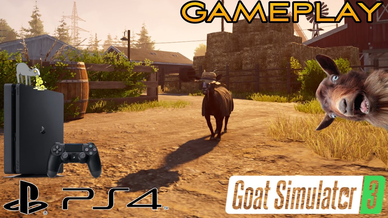 Goat simulator 3 | PS4 version gameplay (1080p 30fps) - YouTube