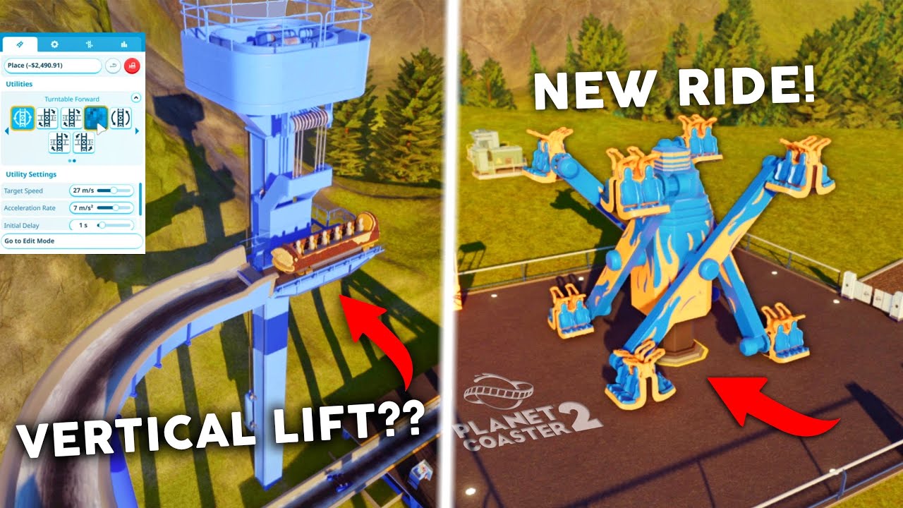 FIRST LOOK Planet Coaster 2 NEW Rides & MORE!! - YouTube