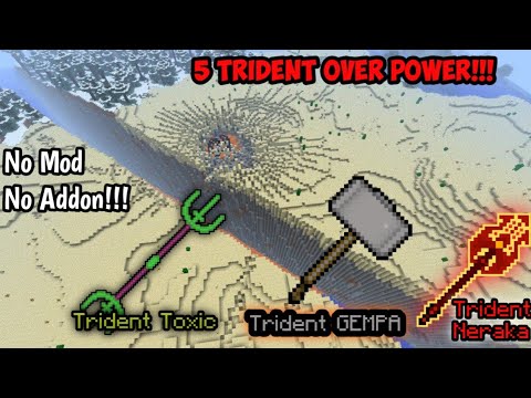 Tutorial Command Block - Cara Bikin 5 Trident OP di Minecraft #3 ...