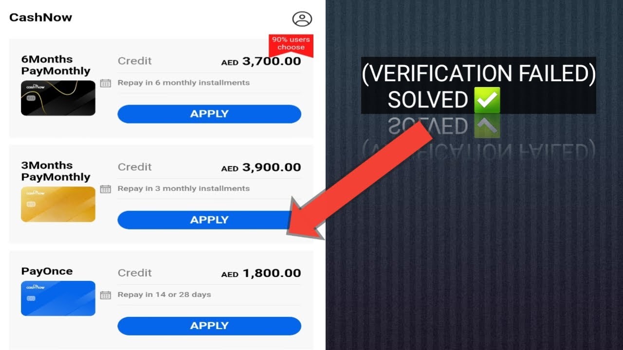 Cashnow verification fail? try this helpful settings to get approval - YouTube