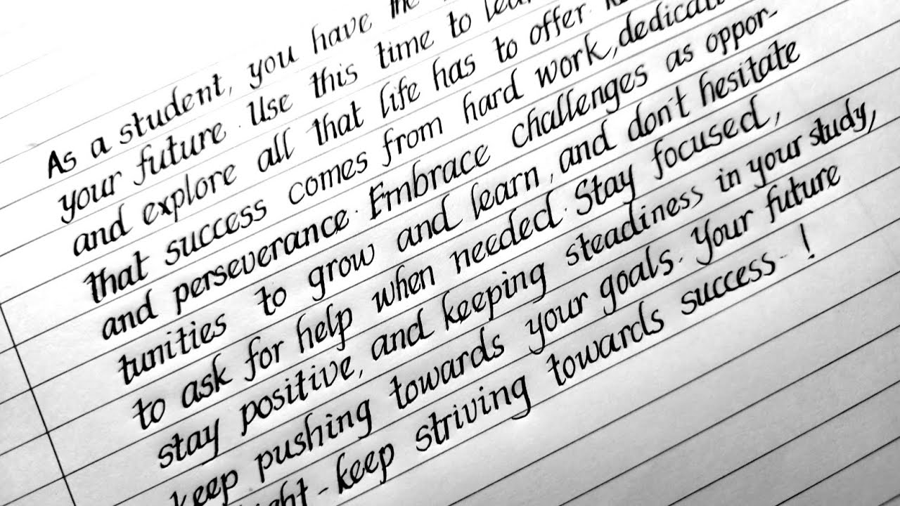 Beginners handwriting practice | Simple neat and clean handwriting ...