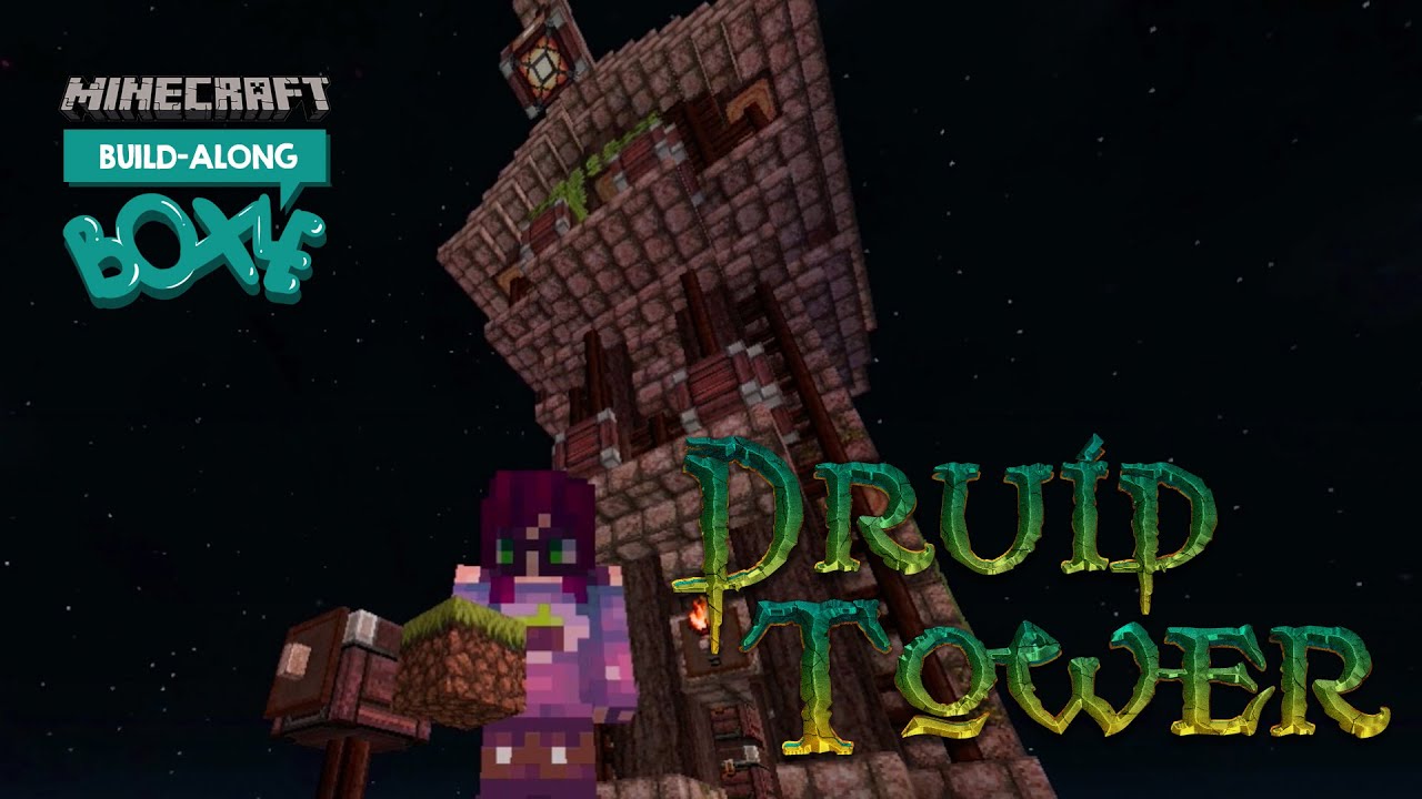 Minecraft Mini Druid Tower Tutorial | Boxle Build Along - YouTube