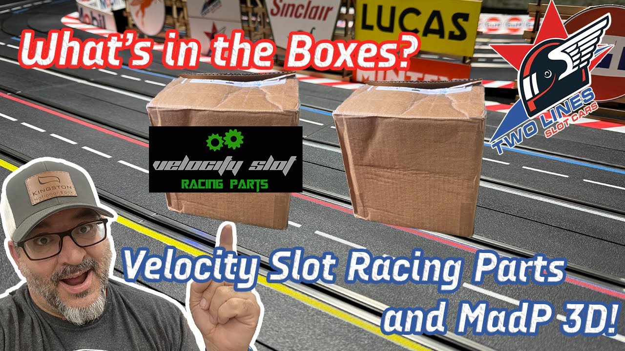 What's in the boxes? A suprise from Velocity Slot Racing Parts and MadP ...