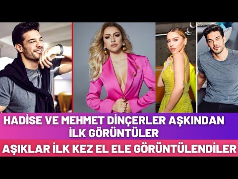 ŞARKICI HADİSE VE MEHMET DİNÇERLER İLK KEZ EL ELE GÖRÜNTÜLENDİLER