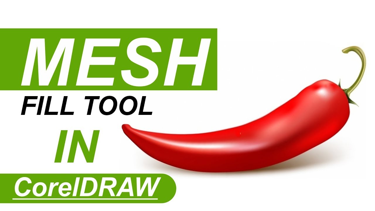 Coreldraw Video | Using the Mesh Fill Tool Basic To Advance | Urdu ...