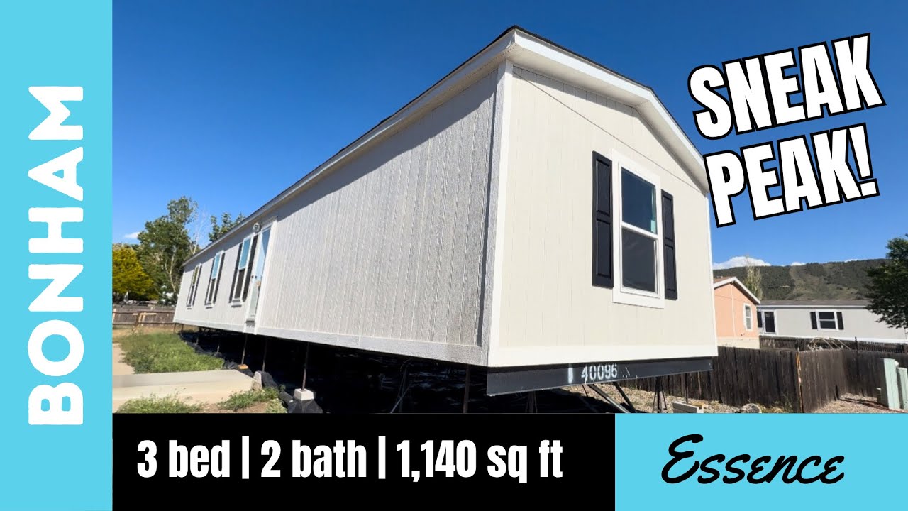 SNEAK PEEK 👀 The Essence by Bonham | 3 Bed 2 Bath Single-Wide Home Tour ...
