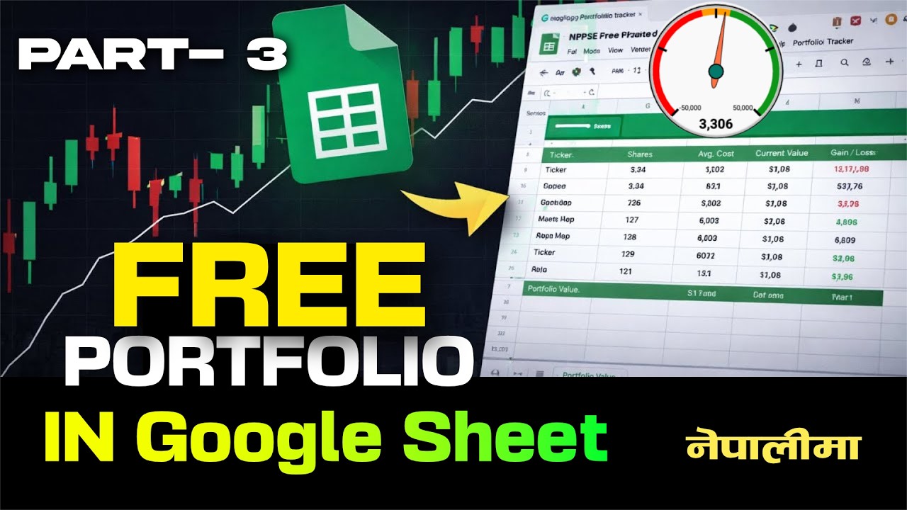 Free Stock Market Portfolio in Google Sheets – Part 3 | Live P/L, Win ...