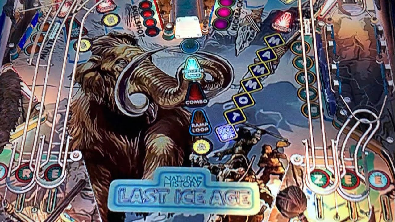 Last Ice Age Pinball (Natural History Pack) AtGames Legends Mini - YouTube