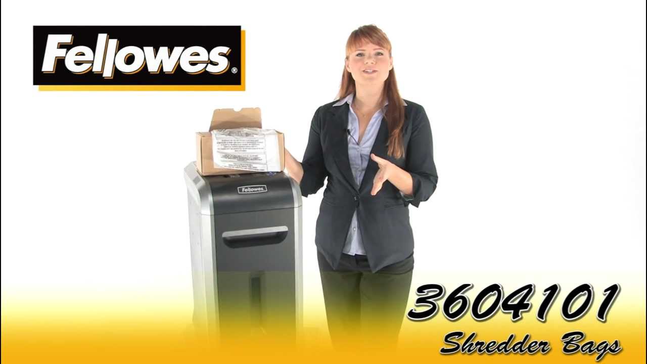 Fellowes 3604101 High Security Shredder Bags - YouTube