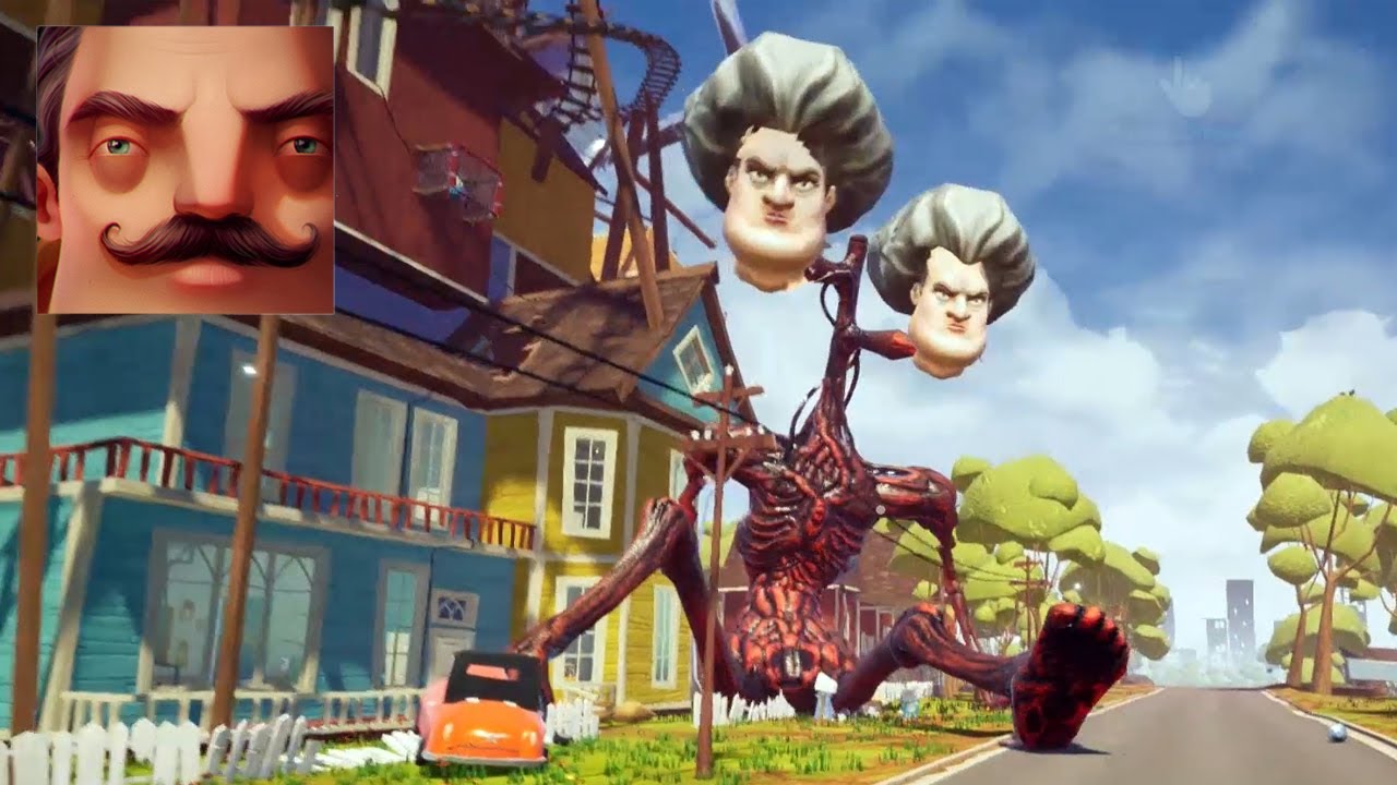 Hello Neighbor - My New Neighbor Big Siren Head Scary Teacher Act 2 ...