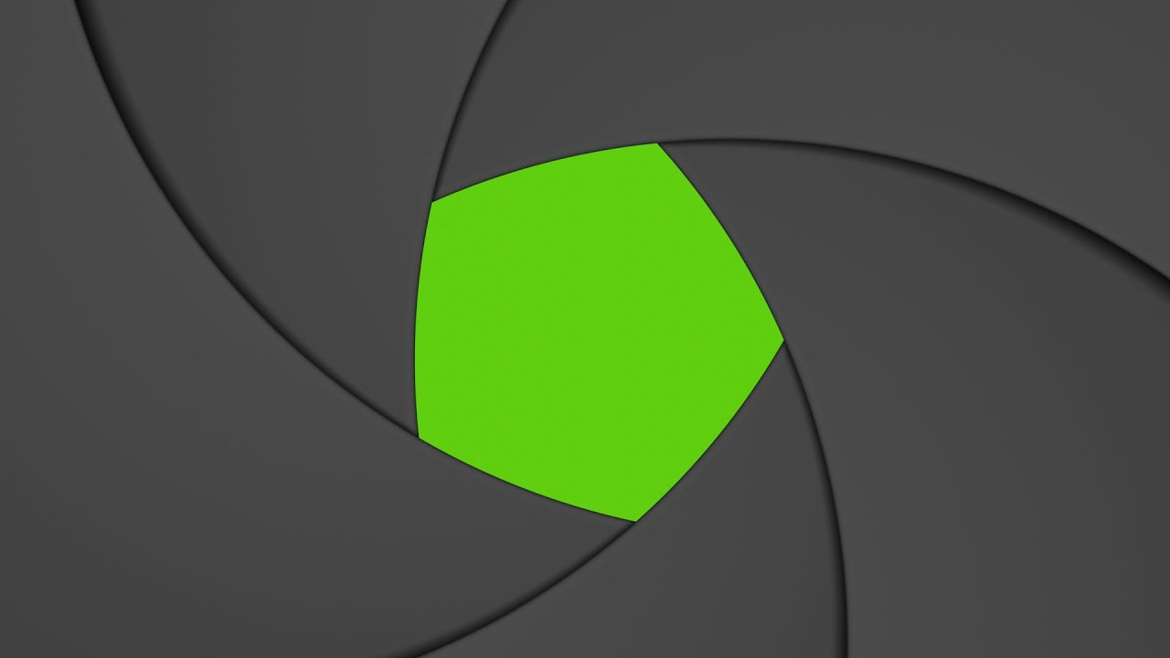 Lens aperture - transition/ Green Screen Full HD / Free to use - YouTube
