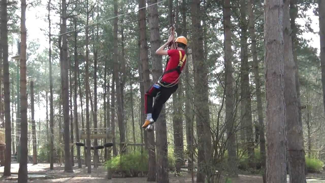 Center Parcs 2012 - Treetop Trekking - YouTube