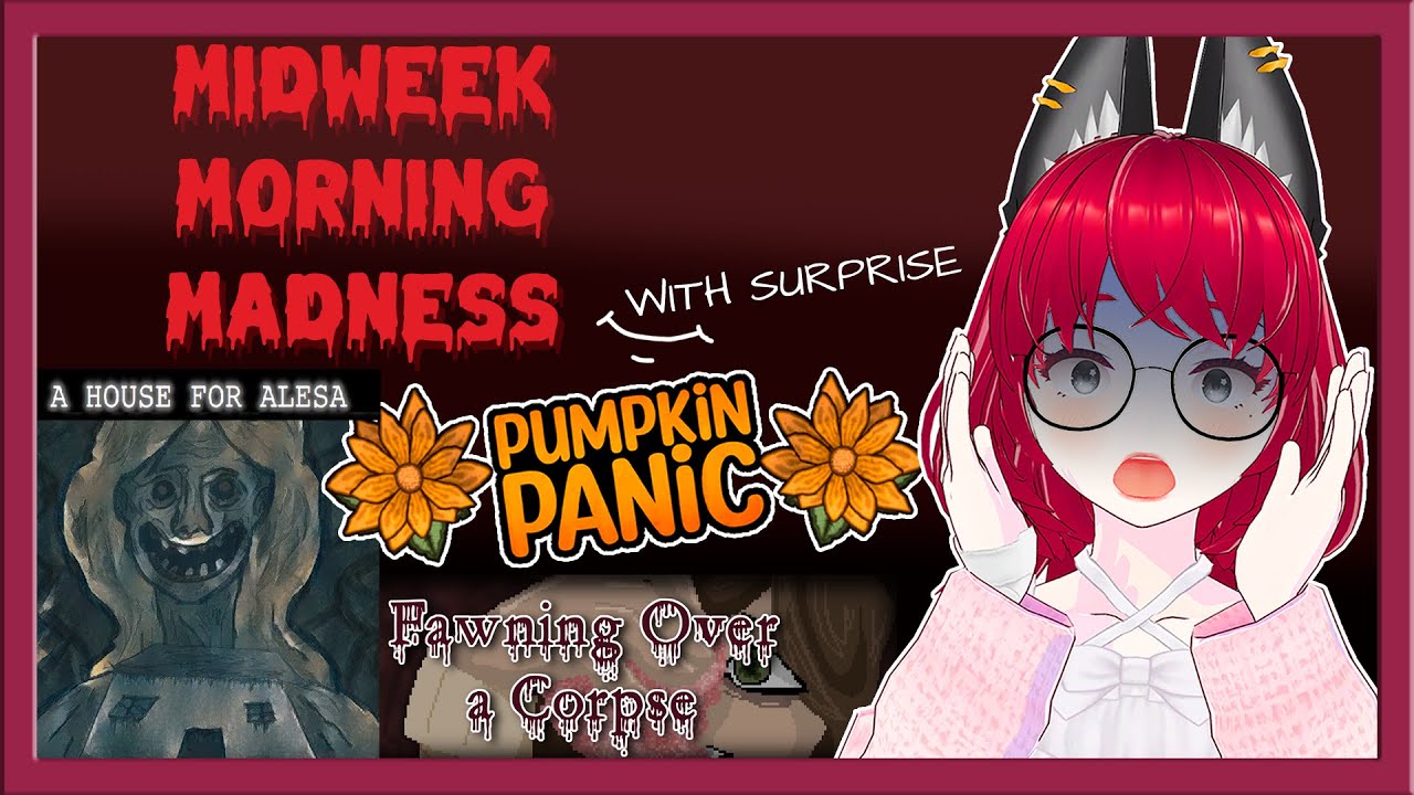Cozy Farming Horror Game Pumpkin Panic|A House for Alesa|Fawning Over a Corpse|Surprise Guest ...