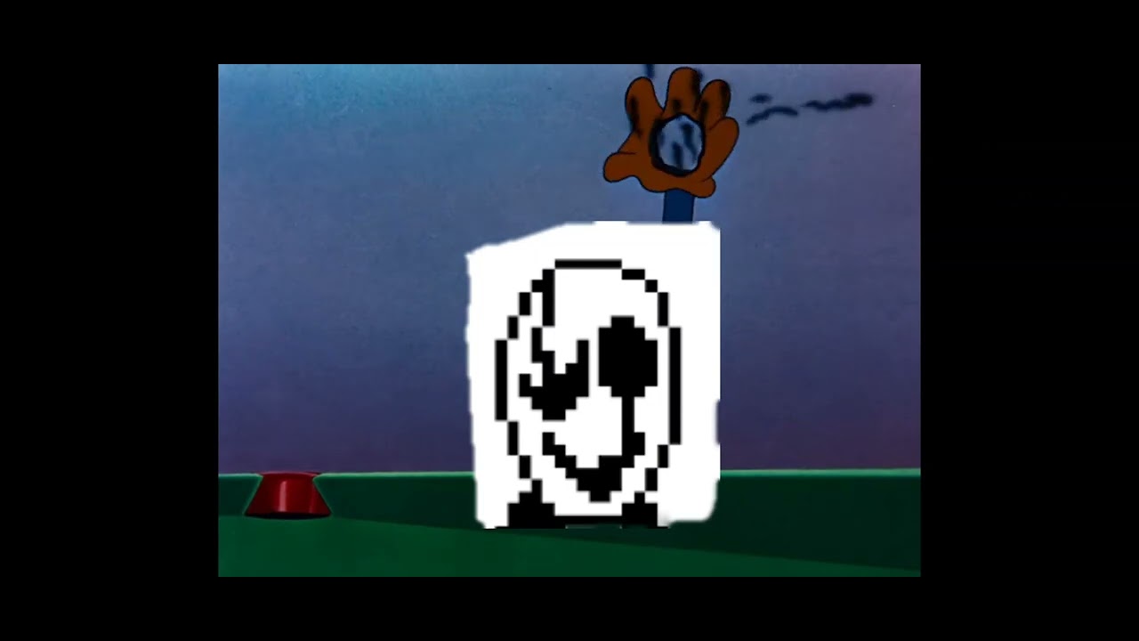 Why Gaster has holes on his hands - YouTube