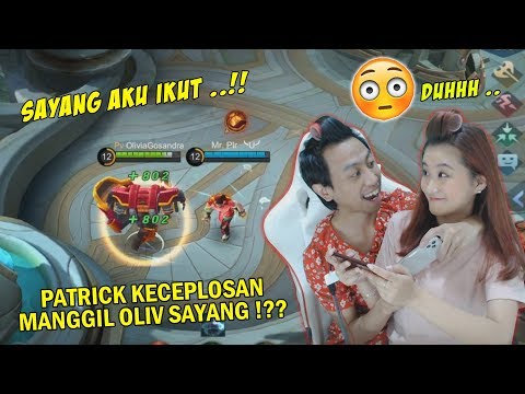 KETIKA PATRICK KECEPLOSAN MANGGIL SAYANG DAN OLIV JAWAB ..