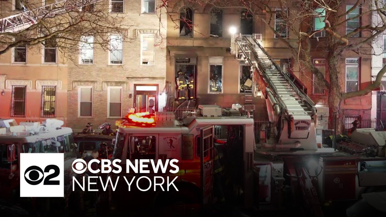 Woman, 77, killed in Bed-Stuy, Brooklyn fire - YouTube