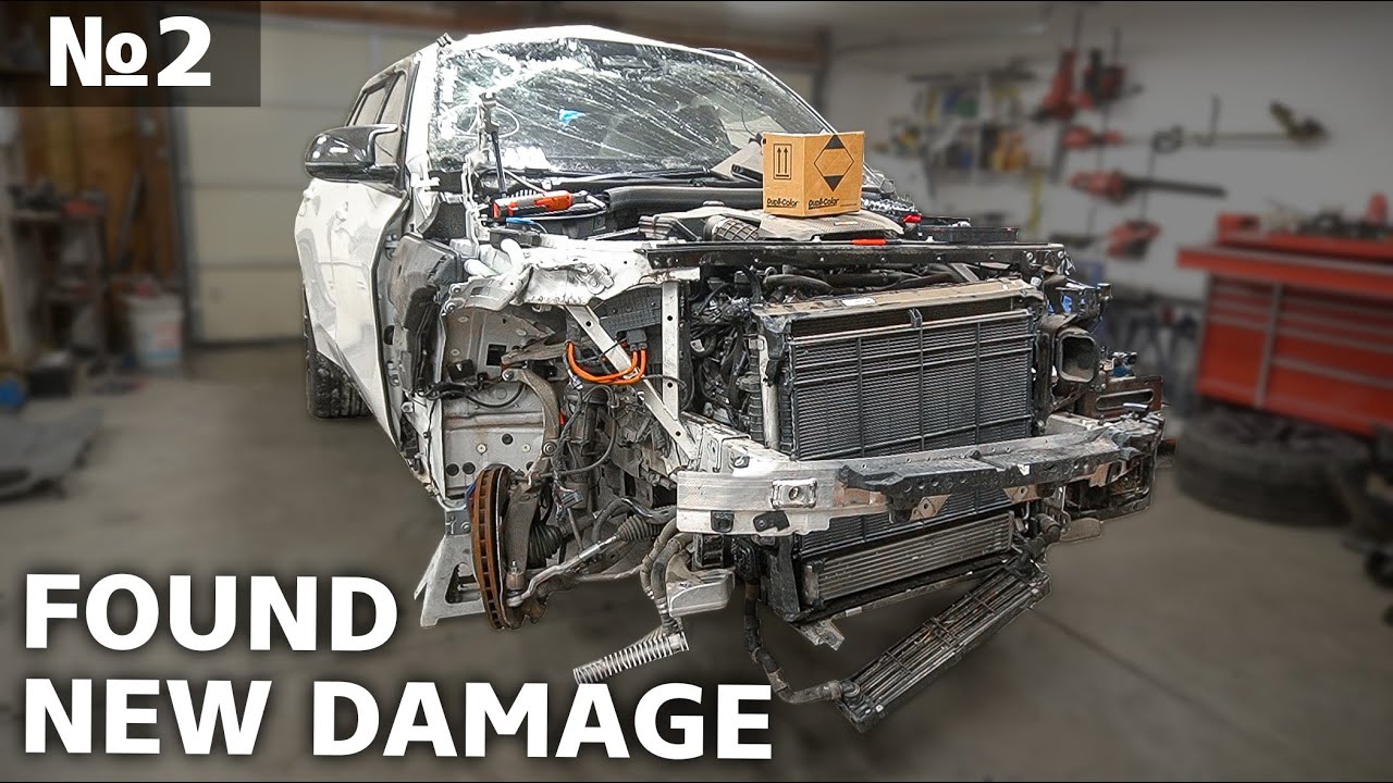 Rebuilding Rolled BMW X5M Competition. Too Much Of A Bite? - YouTube